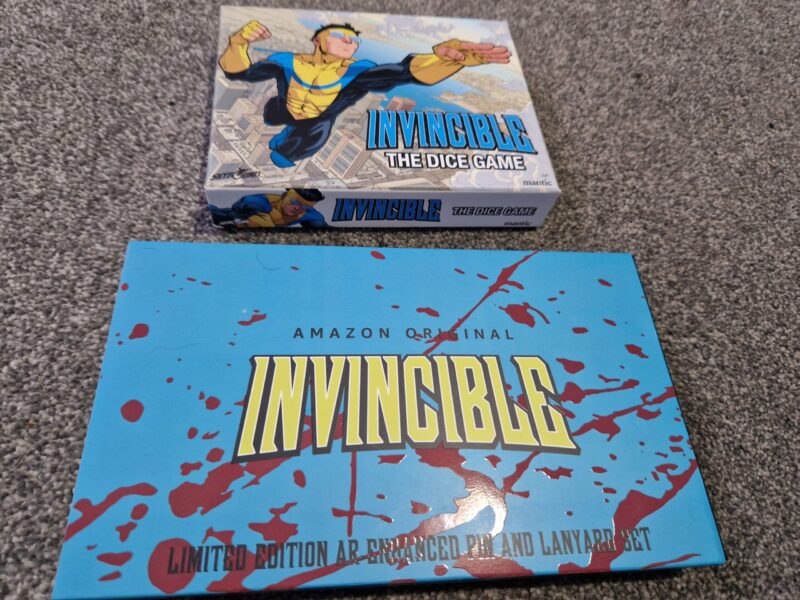 Invincible the Dice Game and Goodies Review - Rapid Reviews UK